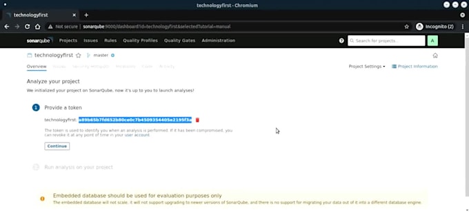Setup sonarqube code quality check and testing your code by Aminelich ...