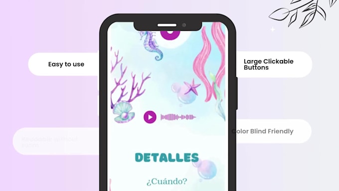 Design digital wedding invitations in pdf with clickable buttons by ...