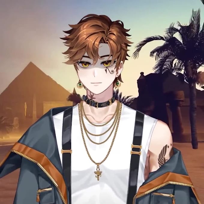 Design live 2d vtuber model,rigging, facerig, vtuber commission ...