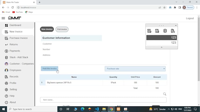 Create webpage with source code html css javascript php by ...
