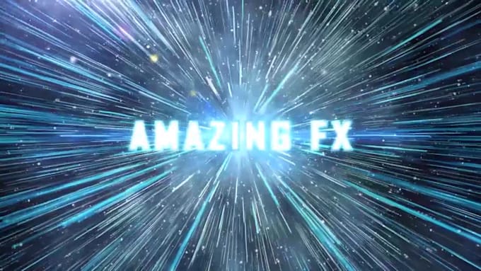 Make this super amazing space like intro for you by Amazingfx | Fiverr
