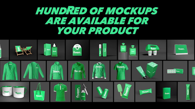 Make a realistic mockup of your product by Munskuy_graphic | Fiverr