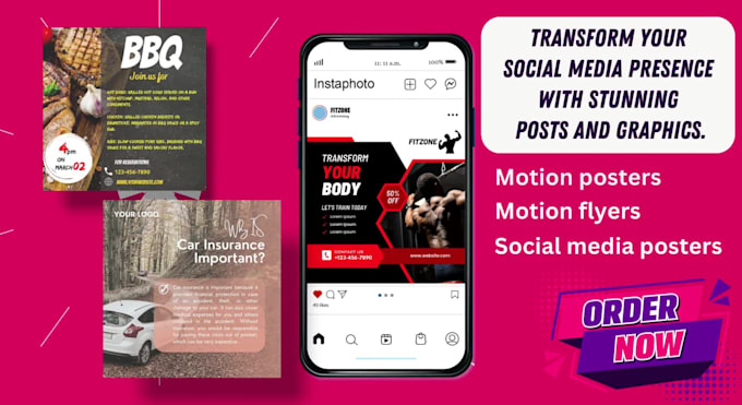 Design any social media posters ,motion flyers and posters by ...