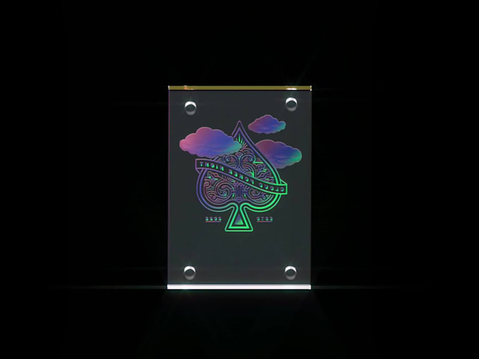 Create unique 3d shading, vfx, holographic security sticker, nft card ...