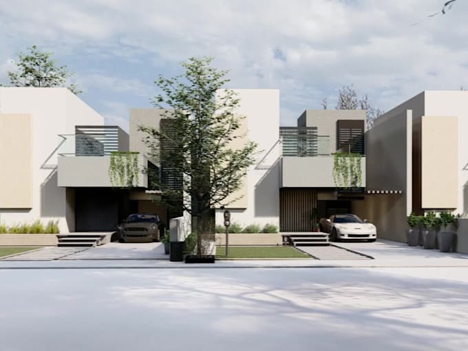 Model and render realistic 3d elevations by Arayushworks | Fiverr