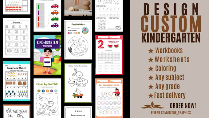 Design unique and educational kids activity book design by Dzone ...