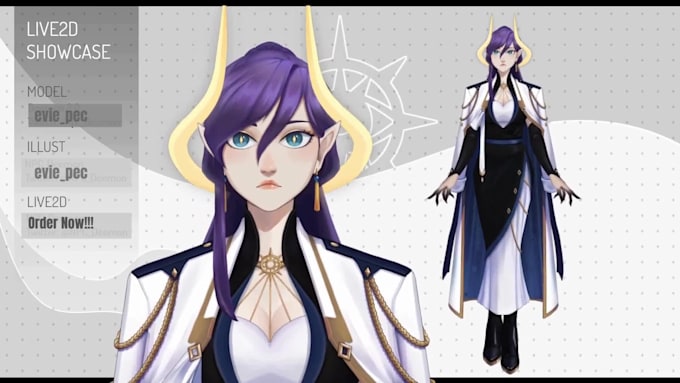 Do 2d vtuber model live2d vtuber, anime vuber, vtubestudio by Evie_pec ...