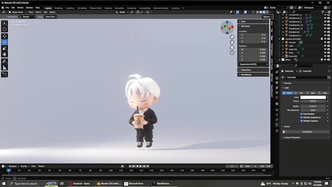 Create a 3d chibi design for you by Somatrius | Fiverr