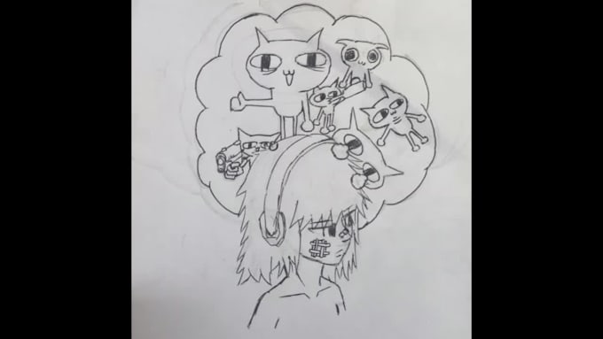 Draw simple chibi faces and charaters by Aladinbenladen | Fiverr