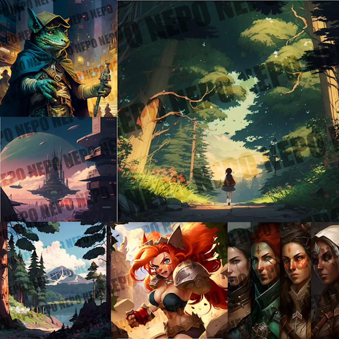 Create custom concept art for games and characters for free by ...