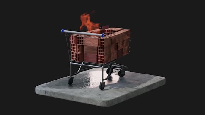 Make a 3d model lighting texturing and rendering by Denis_3d_artist ...