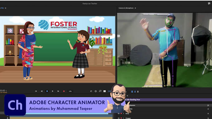 Create adobe character animator puppet by Toqeerakk | Fiverr