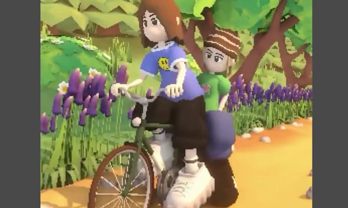 Create 3d low poly animation model rig in n64 psx y2k ps1 retro vtuber ...