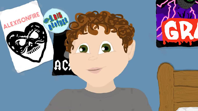 Create a personal animated video for your child by Juxtaposedrose | Fiverr