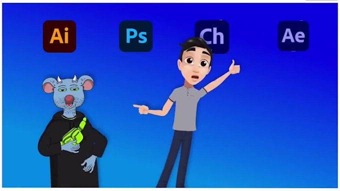 Design and create adobe character animator puppet for 2d cartoon animation video by Harniith ...
