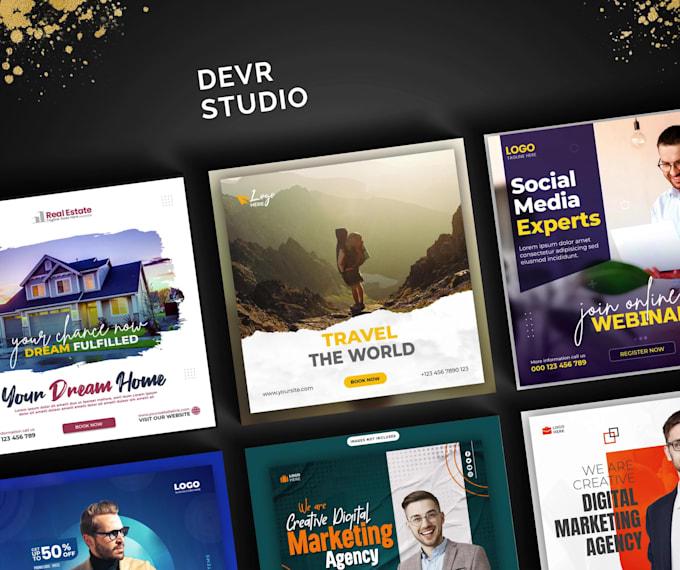 Design eye catching social media posts by Isurulk_design | Fiverr
