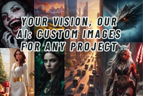 Create professional ai art using ai tools by Sagarraghuwansh | Fiverr