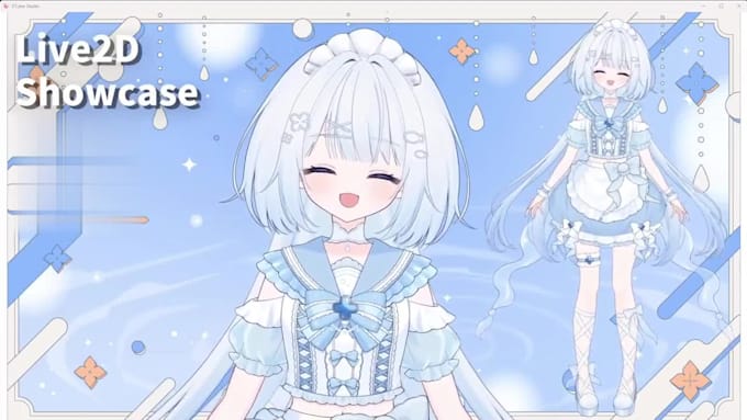 Draw live 2d vtuber model, live 2d rigging, vtuber model, vtuber ...