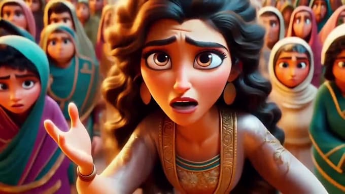 Create ai music african folktale 3d animation and character music video ...