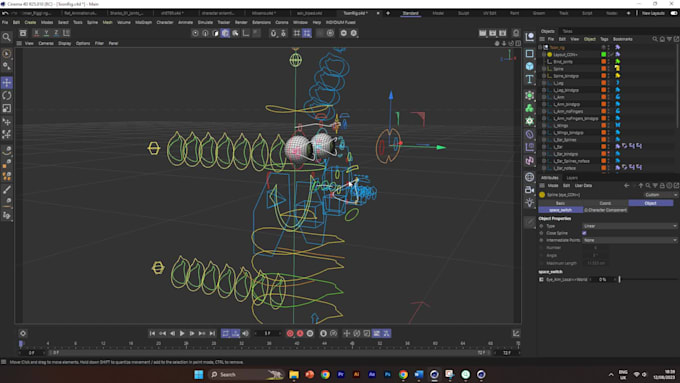 Rig your 3d character professionally by Nikolozkaraulas | Fiverr