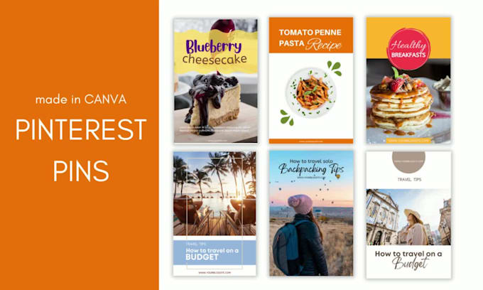 Design beautiful pinterest pins for your blogs using canva by Girlie ...