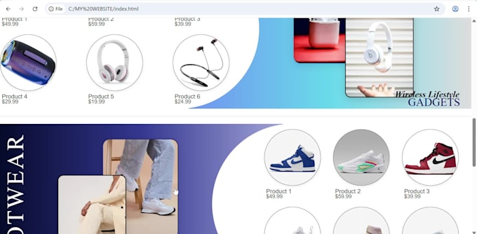Build a responsive frontend website using html, css, and javascript by ...