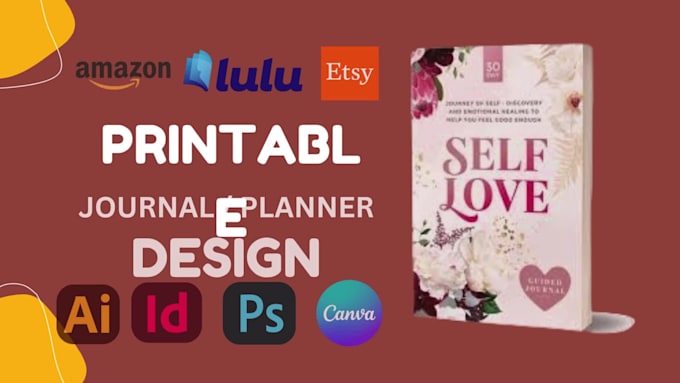 Design editable and printable journals planners workbooks worksheets ...