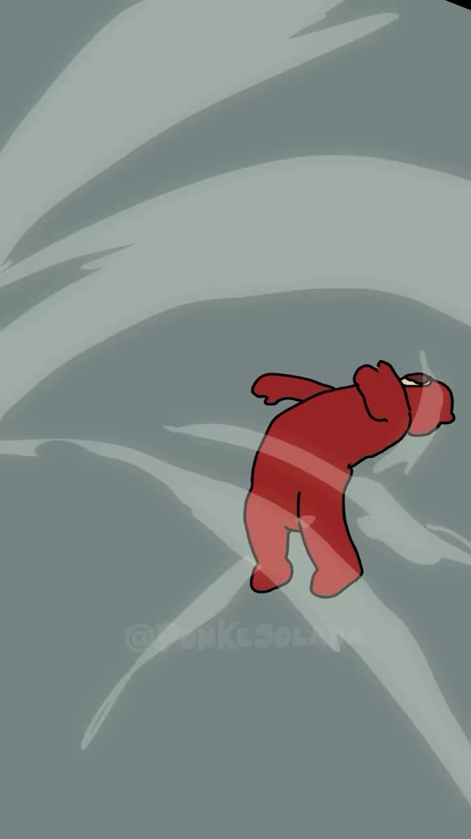 2d memecoin animation art solana ponke art trump token crypto 2d memes ...