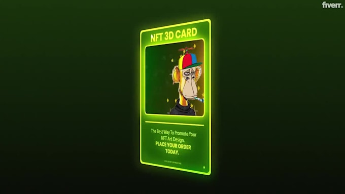 Create 3d animated trading, gif animation trading card by Solomon ...