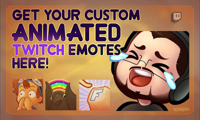 Create custom animated twitch emotes by Junjoba | Fiverr