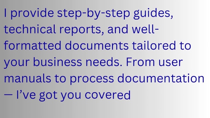 Create technical documentation and tutorials by Ugan1310 | Fiverr
