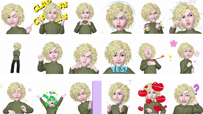 Create 3d animated emotes by Darwisrahawarin | Fiverr