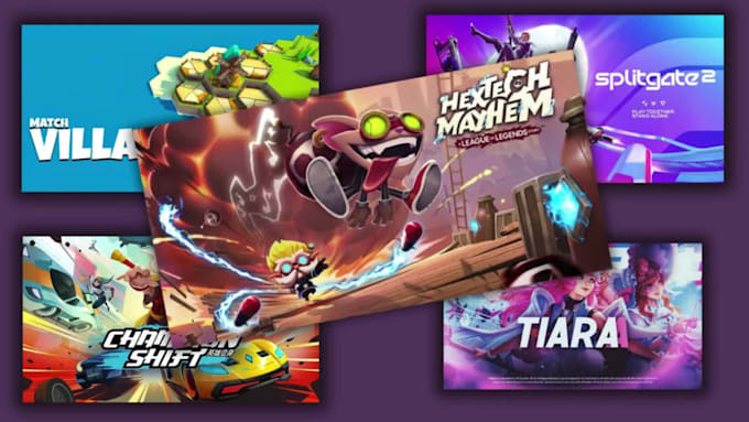 Design steam capsule, game banner, game poster for video game and game ...