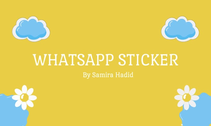 Design animated whatsapp sticker by Mia_kendra1 | Fiverr
