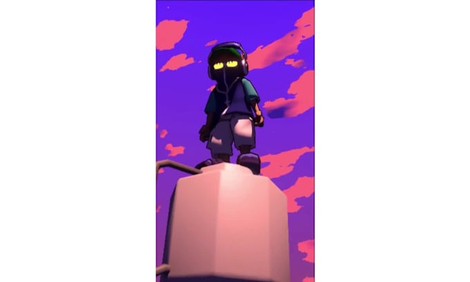 Model rig animate 3d low poly character in n64 ps1 ps2 psx y2k style ...