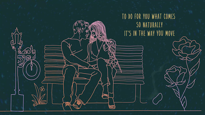 Create hand drawn animation lyric music video by Motionvask | Fiverr