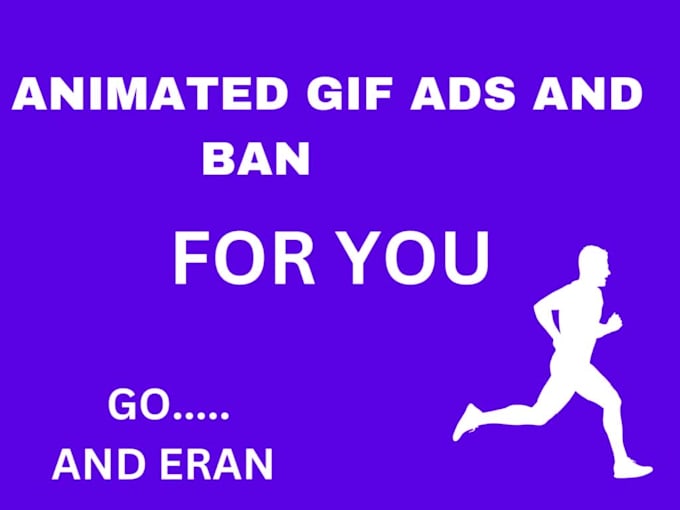 Create animated gif banner ads in just 3 hours by Rifqa_fatima | Fiverr