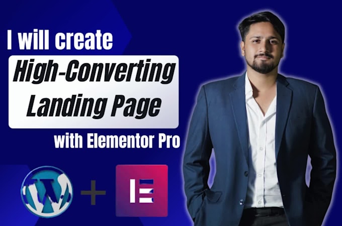 Create high converting landing page with elementor pro by Limon45387 | Fiverr