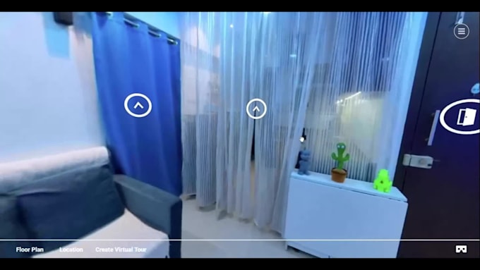 Create interactive 360 virtual tours with custom skins by Kushalsawadhkar | Fiverr