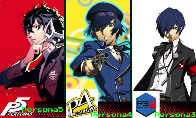 Dibujar personajes al estilo persona 5, persona 4 y persona 3, fotos de ...