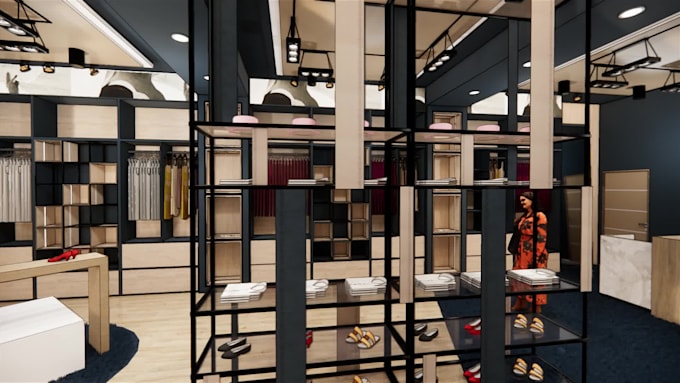 Design a unique retail store by Chikhbekadasidi | Fiverr