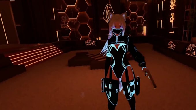Create high quality 3d vrchat avatar, 3d model, vr character for vrchat ...