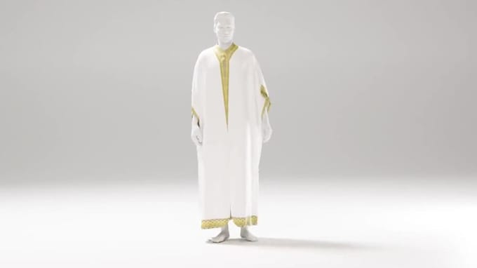 Make an engaging 3d clothing mockup, 3d fashion animation, 3d garment ...