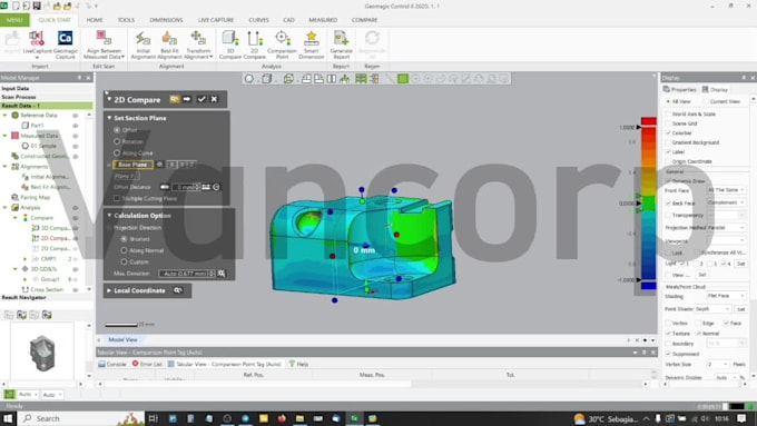 Do 2d and 3d inspection like comparison, measured, 3d gdandt by ...