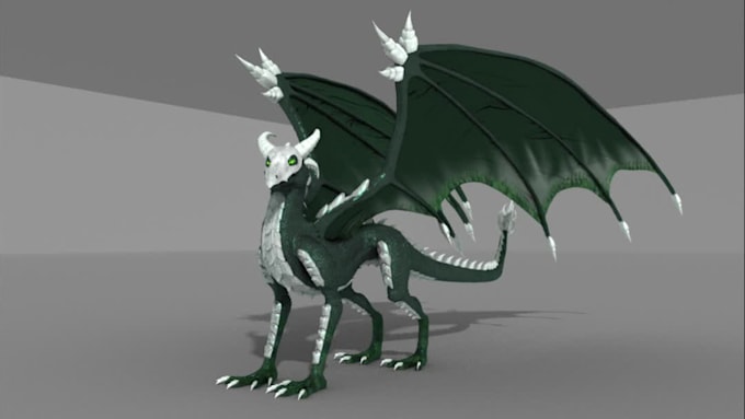 Create impressive 3d models of creatures by Victorialampos | Fiverr