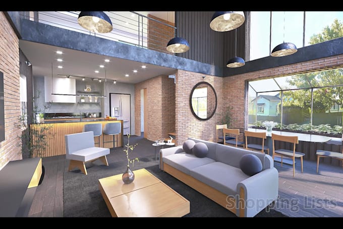 Design an impressive interior with photorealistic 3d renders by ...
