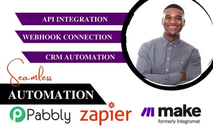 Setup zapier automation api integration pabbly connect workflow make integration by Bella ...