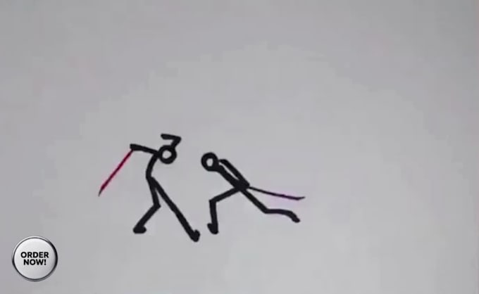 Do unique 2d stickman figure animation, 2d fighting stick figure ...