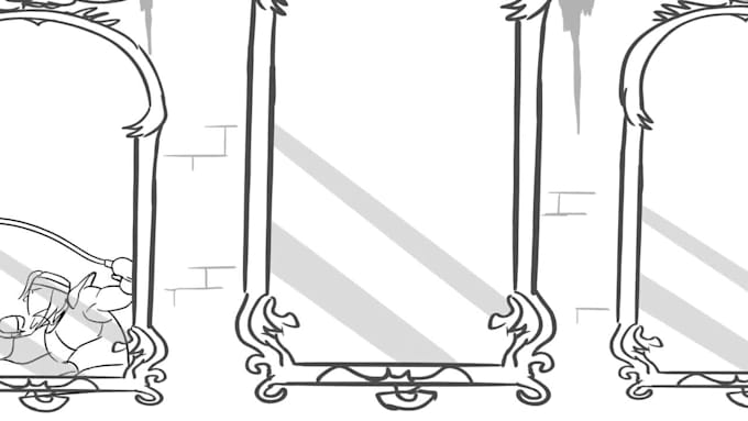 Draw 2d lineart animation 2d traditional animation 2d line art ...