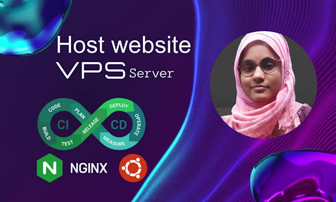 Deployment web site vps server nginx hosting with ssl ci cd by Amenasharkerarp | Fiverr